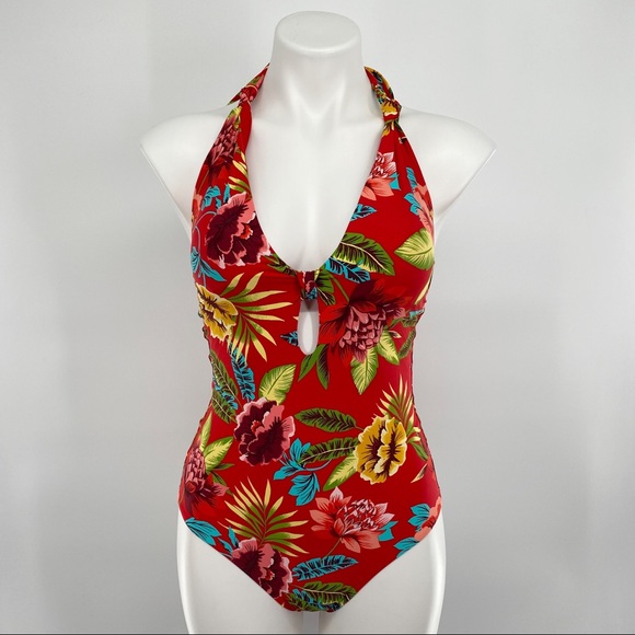 Sunn Lab Swim | Swim | Sunn Lab Swim Red Floral Pc Swimsuit Nwt | Poshmark